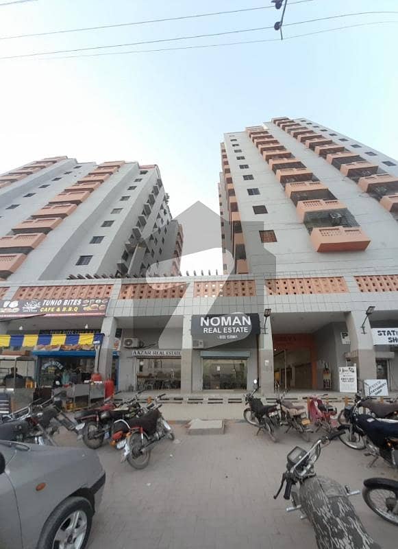 A Perfect Flat Awaits You In Grey Noor Tower & Shopping Mall Karachi ...