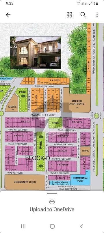 Corner+facing park plot for aale Royal Residencia - Block D, Royal Residencia, Lahore ID52547881 ...