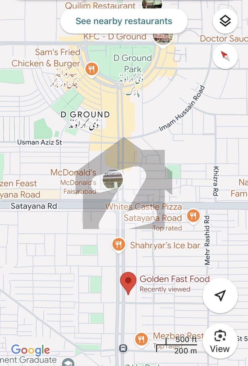 1 kanal Commercial plot on main boulevard near hardees and punjab ...