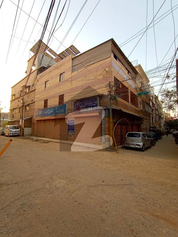 Main Road side Corner 120 Yards triple story house for SALE in North Karachi sector 5-C/2 ...