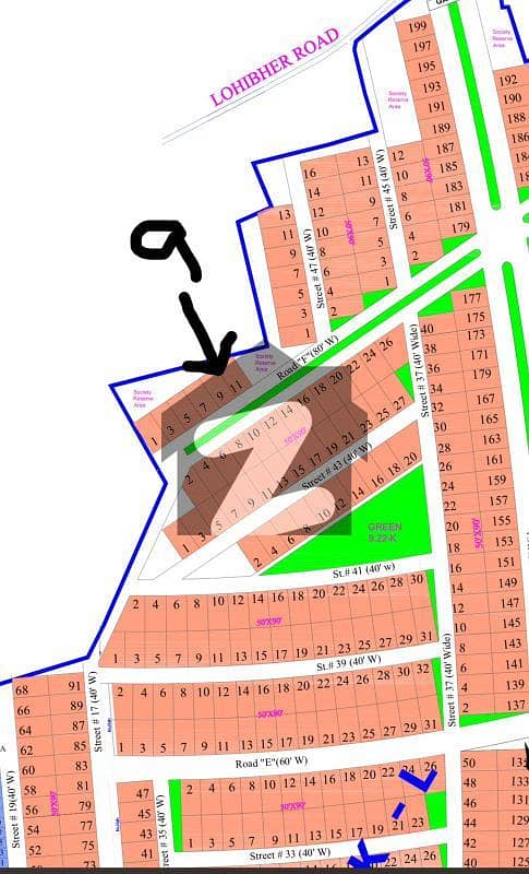 Owner-Direct Sale Prime 1 Kanal Plot For Sale In Naval Anchorage Block ...