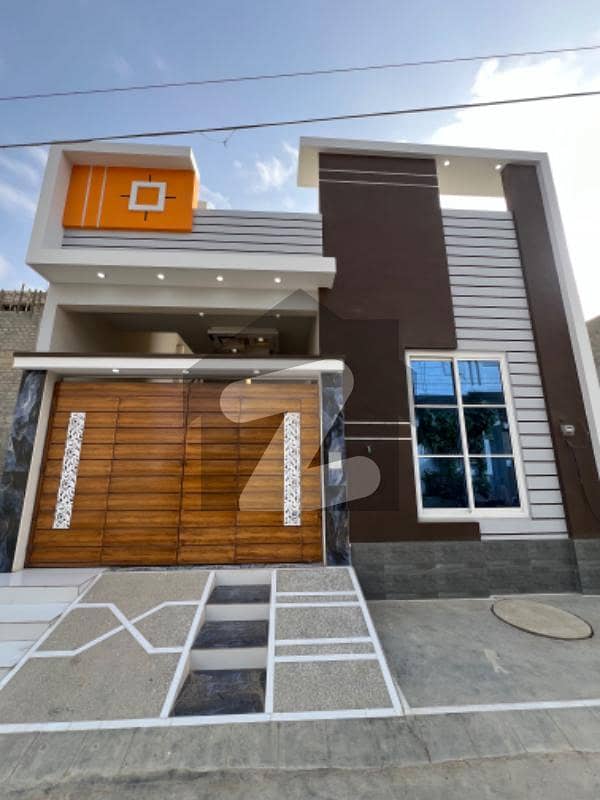 Brand New 120 Sq Yard Single-Story House for Sale Block 7, Saadi Garden, Scheme 33, Karachi ...