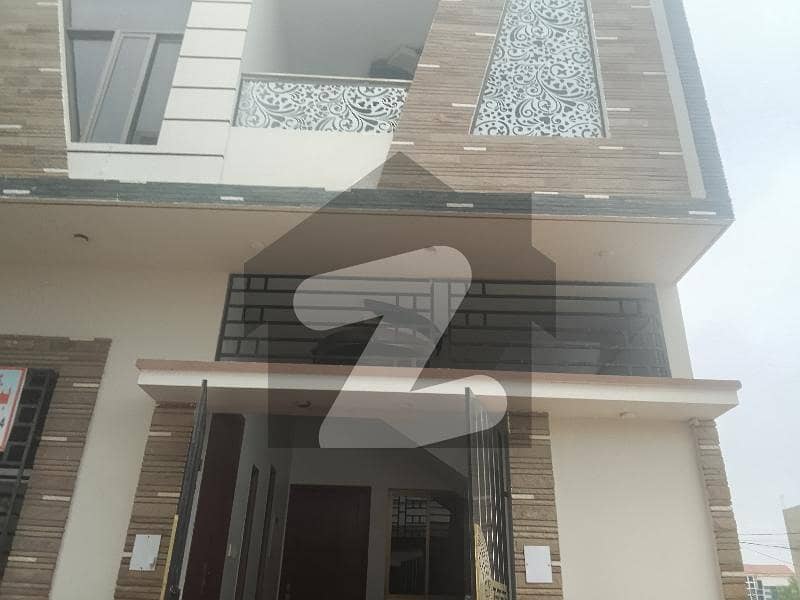 120 Sq Yard Brand New Bungalow For Sale In Saadi Garden Block 5 West Open Ground Plus One Room ...