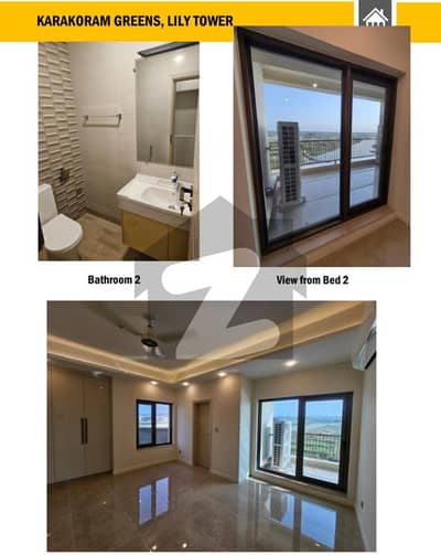 2 Bedroom Brand New Apartment For Rant Karakoram Greens, Gulberg Greens ...