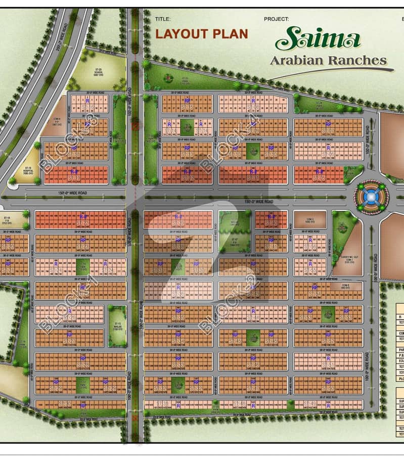 West Open Plot Available In Saima Arabian Ranches Saima Arabian Ranches ...