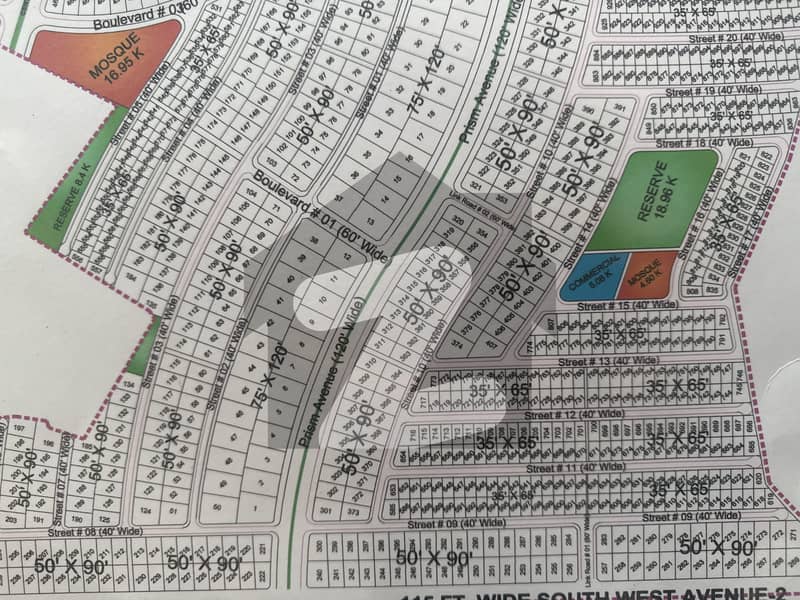 Sector Prism 2 kanal south facing plot DHA Defence - Sector Prism, DHA ...