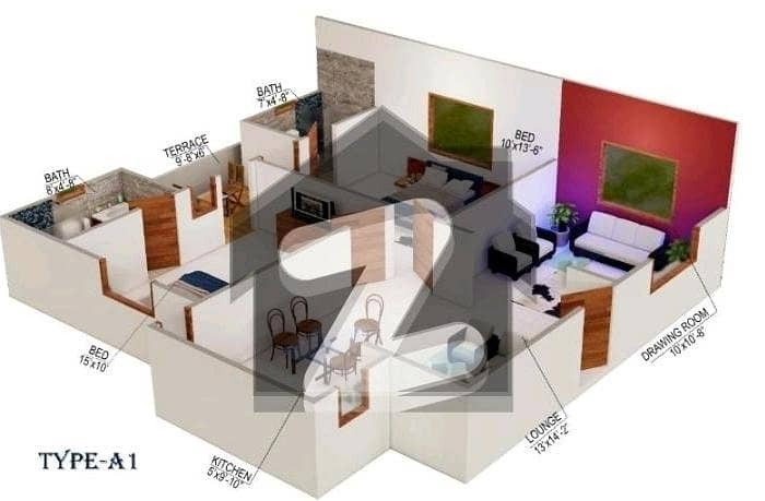 MOHSIN ARCADE 3BED AND LIVING ROOM APARTMENT I 4 Years Easy Installment ...