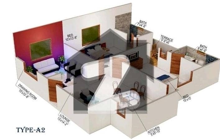 MOHSIN ARCADE 3BED AND LIVING ROOM APARTMENT I 4 Years Easy Installment ...