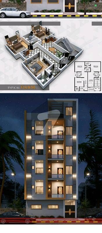 Green Town flat booking on Green Town, Shah Faisal Town, Karachi ...