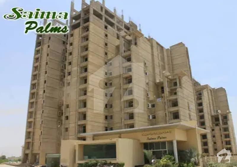 Saima Palms Brand New 3 Bed Dd West Open Main Road Facing Apartment For ...